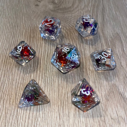Dd Rainbow Spider Polyset Dungeons And Dice